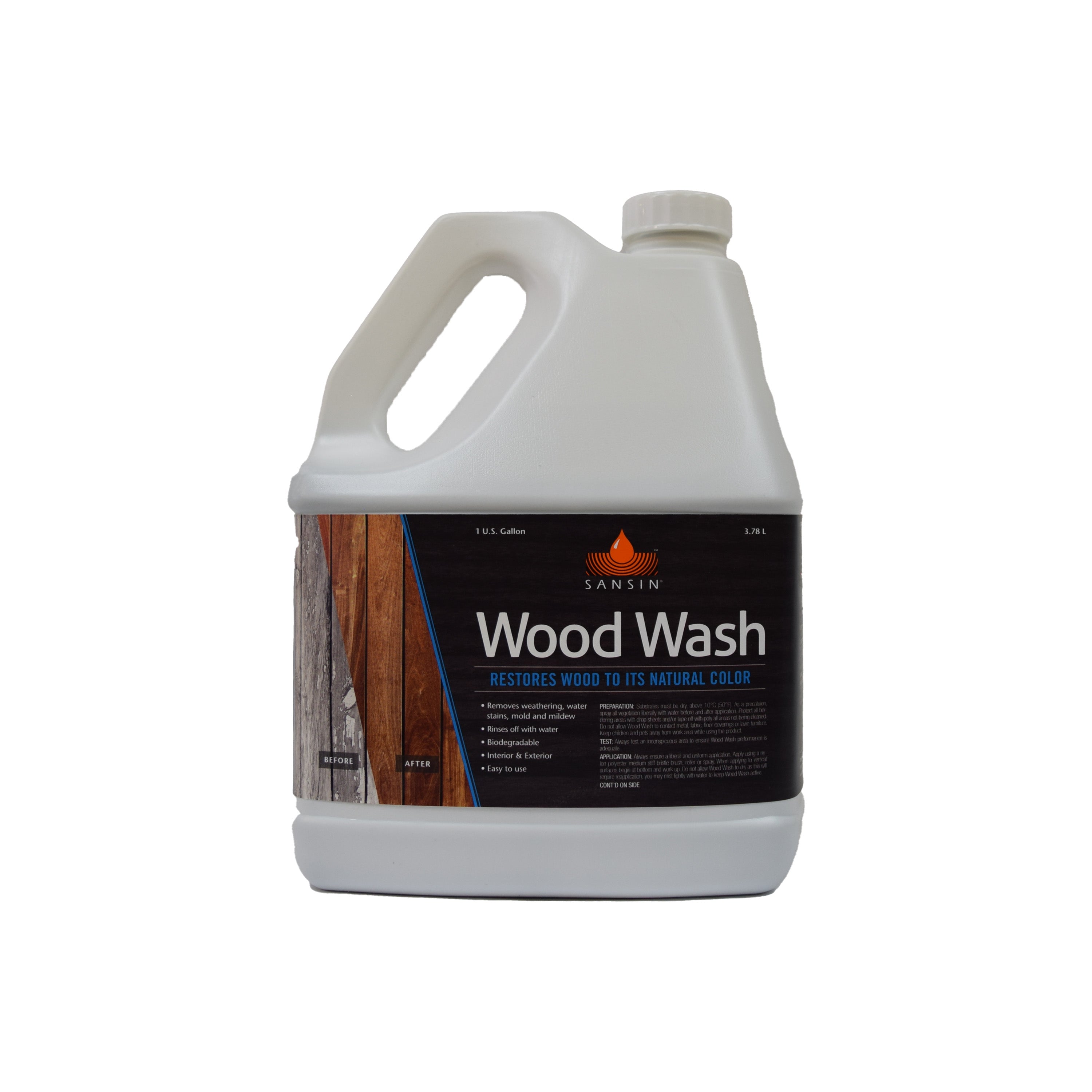 Sansin Wood Wash | Exterior Wood Cleaner | Cedar Shoppe, Niagara